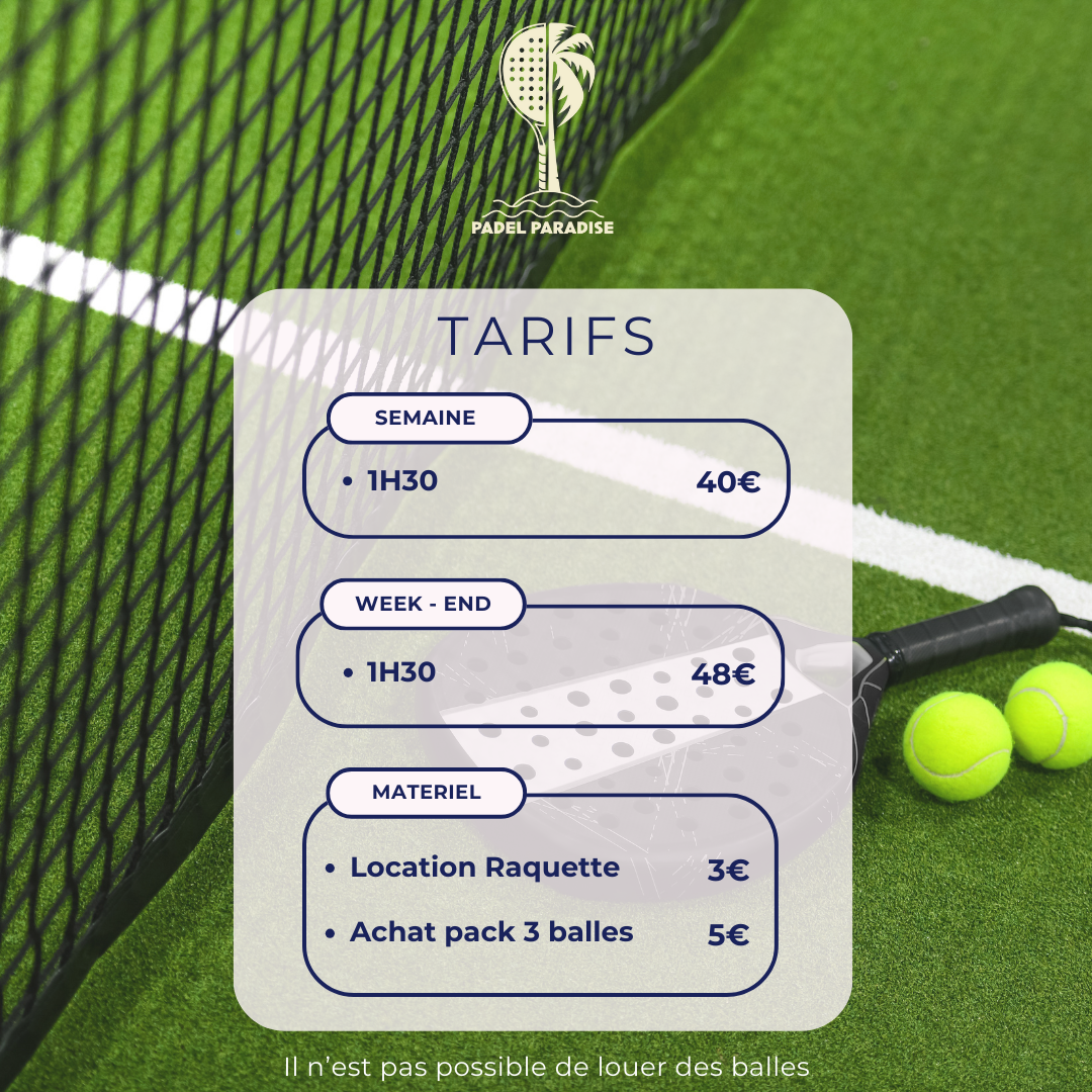Padel Paradise | Les Antilles sur Sarthe